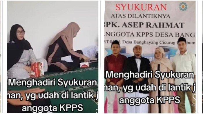 Viral di Jawa Barat Digelar Acara Syukuran Pelantikan 'Asep Rahmat' Jadi Anggota KPPS ...