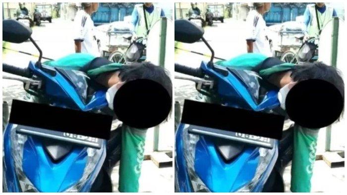 Viral Video Ojol Meninggal dalam Posisi Duduk di Atas Motor saat Antar Pesanan, Ini Penyebabnya ...