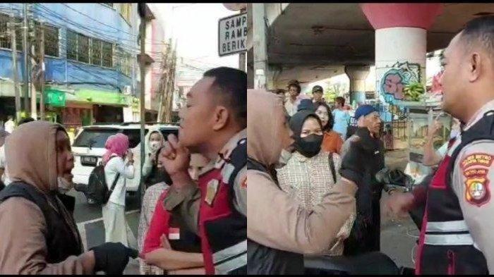 Viral Mahasiswi Gigit Polisi, Ternyata Emois Ditegur karena Lawan Arus, Nasibnya Kini Sial ...