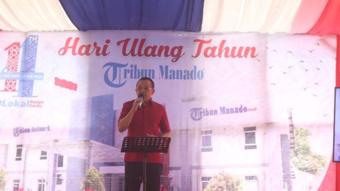 Hadiri Perayaan HUT ke 14 Tribun Manado, Wenny Lumentut: Pertahankan ...