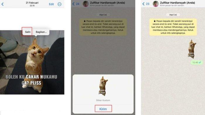 Begini Cara Bikin Stiker WhatsApp Otomatis di iPhone, Tinggal Copy-Paste Gambar - Tribunmanado.co.id