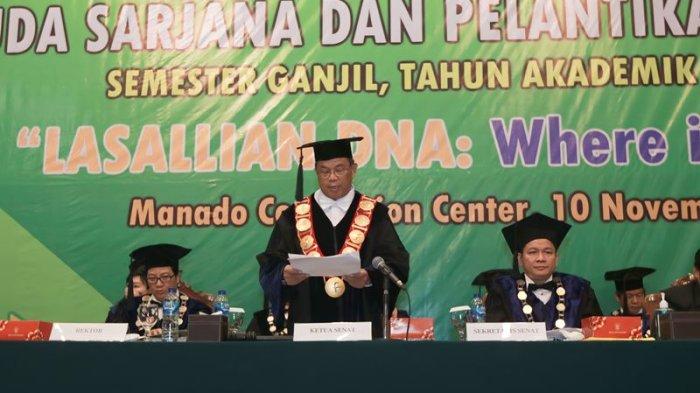 502 Lulusan Unika De La Salle Manado Sulut Wisuda, Dr Johanis: Ada ...