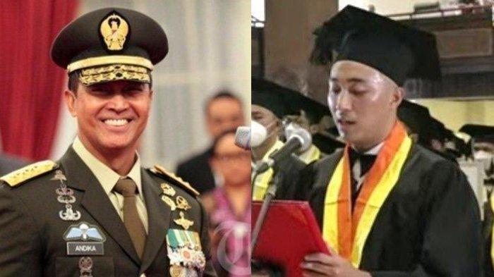 Sosok Alexander Perkasa, Anak Jendral Andika Panglima TNI, Baru Wisuda di UGM - Tribunmanado.co.id