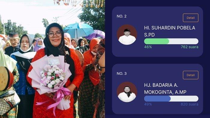 Pemilihan Kades di Bilalang 1 Kotamobagu Sulawesi Utara, Badaria Ayo Mokoginta Unggul ...