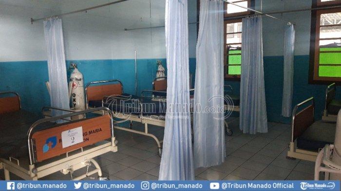 Beberapa Kamar Pasien Tampak Sepi di RS Gunung Maria - Tribunmanado.co.id
