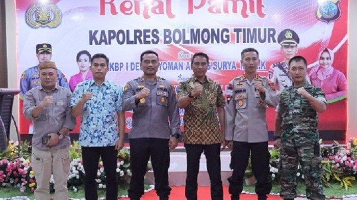 Bupati Boltim Sam Sachrul Mamonto Ucapkan Selamat Datang untuk AKBP Sugeng Setya Budi ...