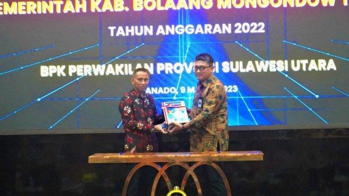 Bupati Boltim Sam Sachrul Mamonto Serahkan Laporan Keuangan Pemerintah Daerah LKPD ke BPK RI ...