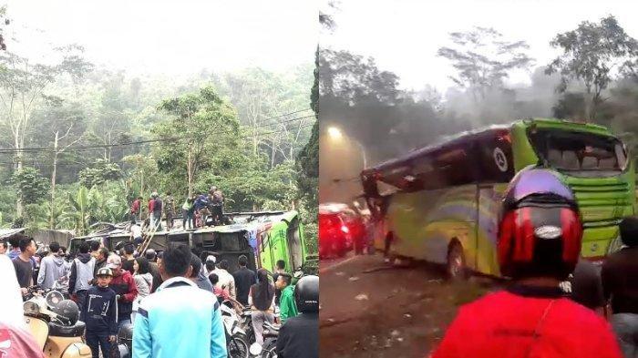 Fakta-Fakta Kecelakaan Maut Bus Pariwisata di Ciater, Kronologi, Penyebab, hingga Korban Tewas ...