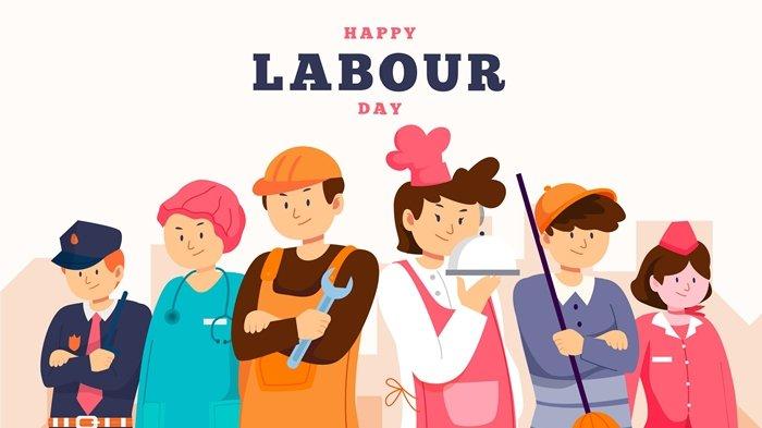 12 Poster Gambar Ucapan Hari Buruh 2023, untuk Update Status WhatsApp ...