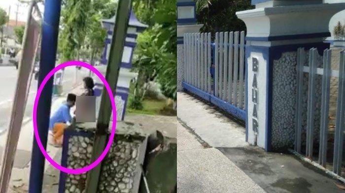 KRONOLOGI Seorang Pria Berpeci Buka Baju Wanita di Pinggir Jalan Raya ...