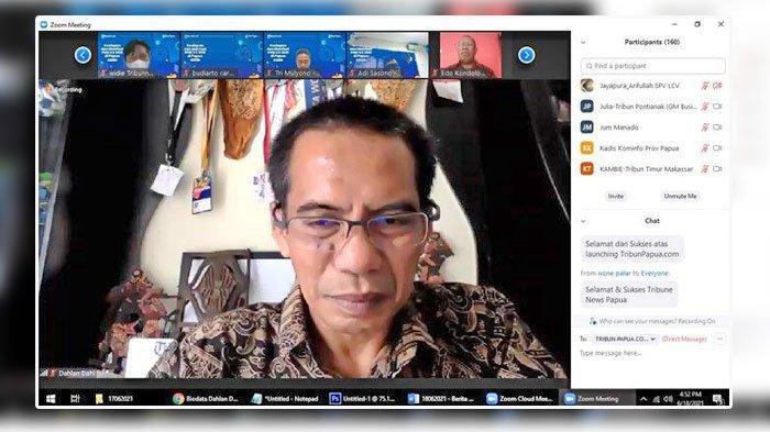 Pesan CEO Tribun Network Dahlan Dahi di Launching Tribun-Papua.com ...