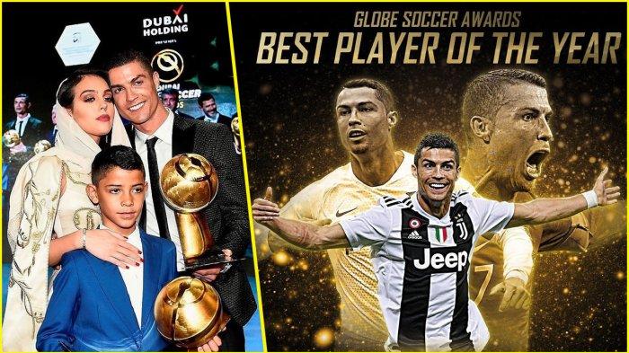 Cristiano Ronaldo Raih Penghargaan Pemain Terbaik Dunia 2018 Versi Dubai Globe Soccer Awards ...