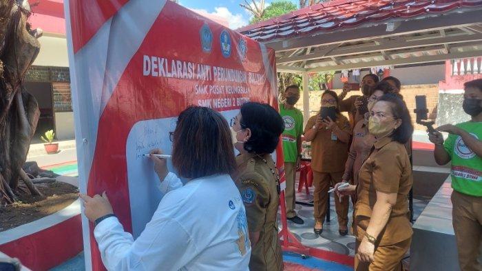 SMK Negeri 2 Bitung Gelar Deklarasi Anti Bullying - Tribunmanado.co.id