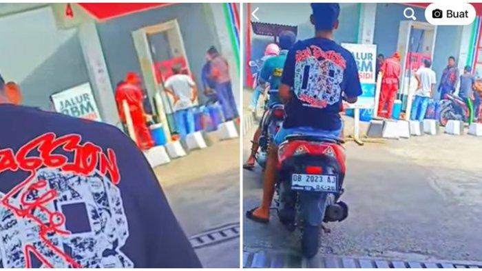 Viral di Media Sosial, Warga Isi BBM Subsidi Jenis Pertalite ke Galon ...