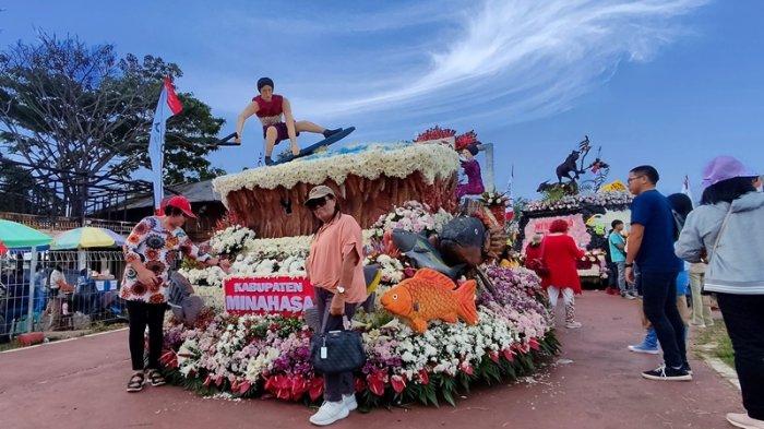 Promosikan IWWF, Kendaraan Hias Kabupaten Minahasa Jadi Spot Foto di ...