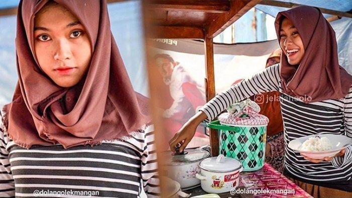 Gadis Cantik Viral, Lulusan S-1 Manajemen Jualan Nasi Sayur Serba Rp ...