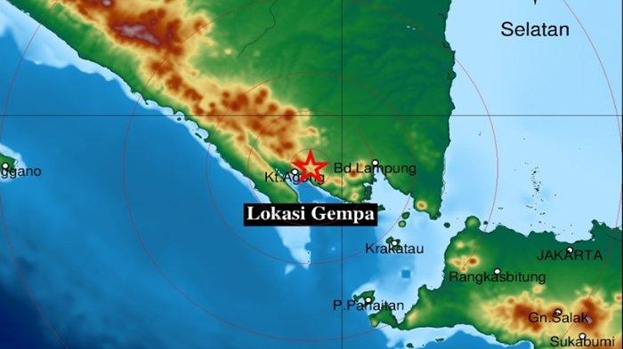 Gempa Guncang Lampung di Darat Minggu 30 Januari 2022 Sore, Info ...