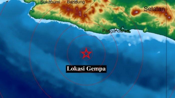 Gempa Guncang Jawa Barat Siang Ini Minggu 1 Mei 2022, Baru Guncang di Laut, Info BMKG ...