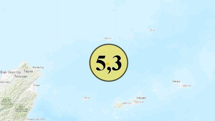 Gempa 5,3 SR Siang Ini Senin 22 Agustus 2022, Baru Terjadi Guncang di Laut, Info Lokasinya ...