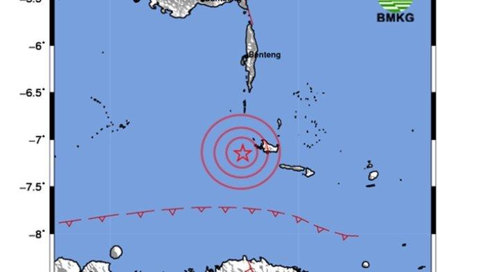 Gempa Guncang Sulawesi Selatan Rabu Siang Info BMKG - Tribunmanado.co.id