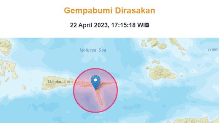 Gempa Magnitudo 5,0 Guncang Maluku Utara Sabtu Malam, BMKG: Tidak Berpotensi Tsunami ...
