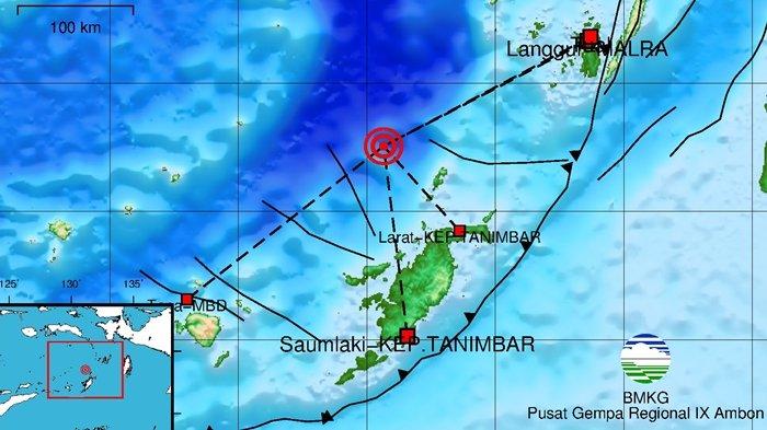 Gempa Terkini Siang Ini Rabu 7 Juni 2023, Pusat Guncangan di Laut, Info BMKG Magnitudo 4,0 ...
