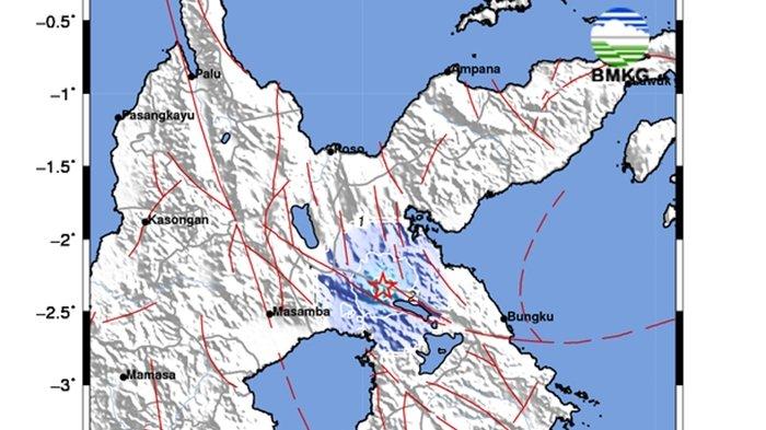 Gempa di Darat Guncang Sulsel Senin Pagi, BMKG: Magnitudo 4,0 SR - Halaman all - Tribunmanado.co.id
