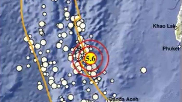 Gempa 5,6 SR Siang Ini Rabu 6 April 2022, Baru Saja Guncangan di Laut, Info Magnitudo dan ...