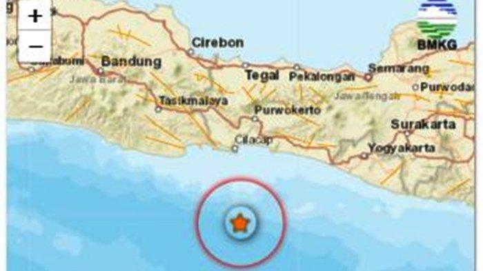 Gempa Guncang Cilacap Jateng Minggu 24 April 2022, Baru Saja Terjadi di Laut, Berikut Info BMKG ...