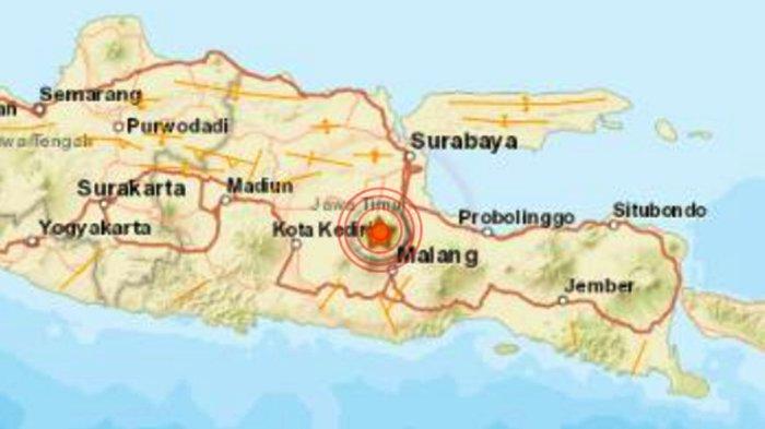 Gempa Guncang Jawa Timur Selasa 10 Mei 2022, Baru Saja Guncangan di Darat, Berikut Info BMKG ...