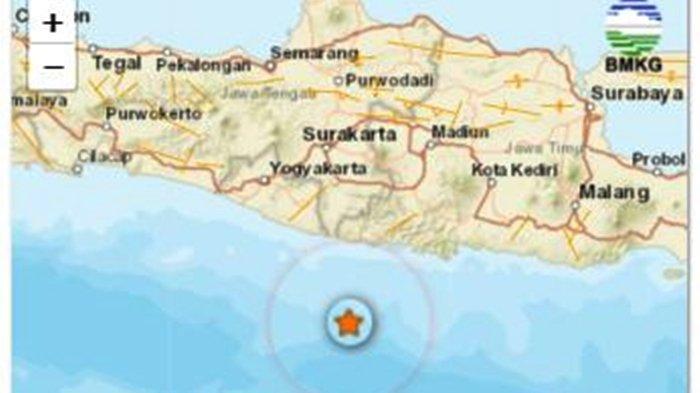 Gempa Guncang Jatim Minggu 24 April 2022, Baru Saja Guncangan Terjadi di Laut, Berikut Info BMKG ...