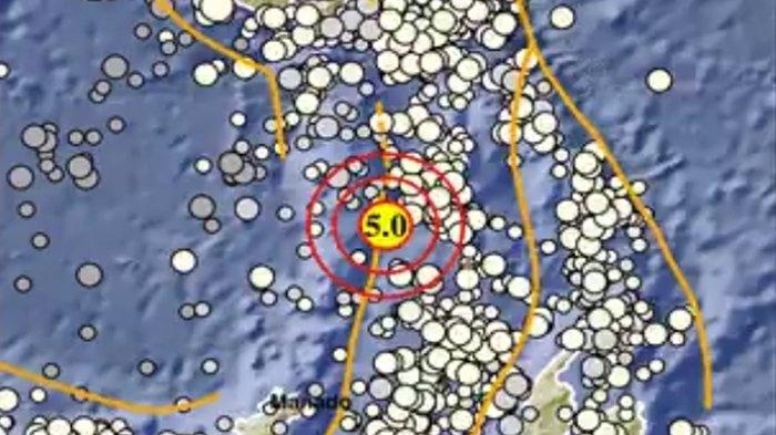 Gempa 5,0 SR Pagi Ini Minggu 6 Maret 2022, Guncangan Berpusat di Laut, Info BMKG Lokasi ...