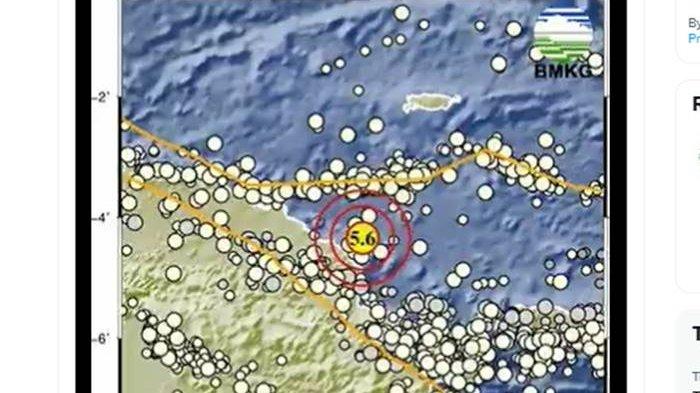 Gempa Magnitudo 5,6 Guncang Papua Selasa Pagi - Tribunmanado.co.id