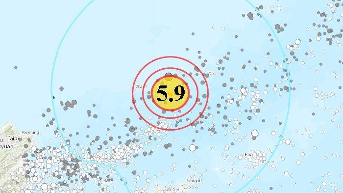 Gempa 5,9 SR Pagi Ini Sabtu 19 Maret 2022, Baru Saja Guncangan di Laut, Info Lokasinya ...
