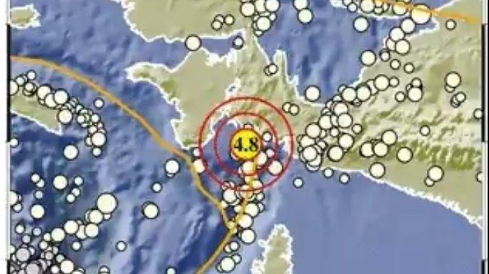 Gempa Bumi Hari Ini Selasa 3 Oktober 2023, Info BMKG Magnitudo 4,8 Pusat di Laut - Tribunmanado ...