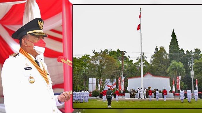 Gubernur Olly Irup Penurunan Bendera HUT ke-77 RI, Ini Susunan Pembawa Bendera dan Komandan ...