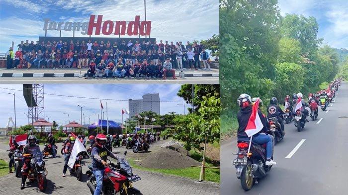 Konvoi Merdeka, Ikatan Motor Honda Sulawesi Utara Keliling Manado Bawa ...