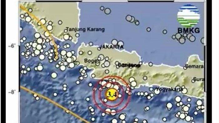 Gempa Bumi Pagi Ini, Senin 1 Juli 2024, Info BMKG Magnitudo 3.4, Ini Lokasinya - Tribunmanado.co.id