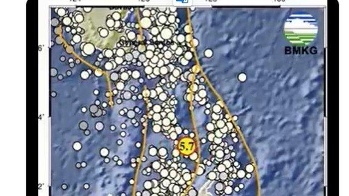 Gempa Bumi Terkini Malam Ini Sabtu 15 Juni 2024, Info BMKG Magnitudo 5.7 - Tribunmanado.co.id