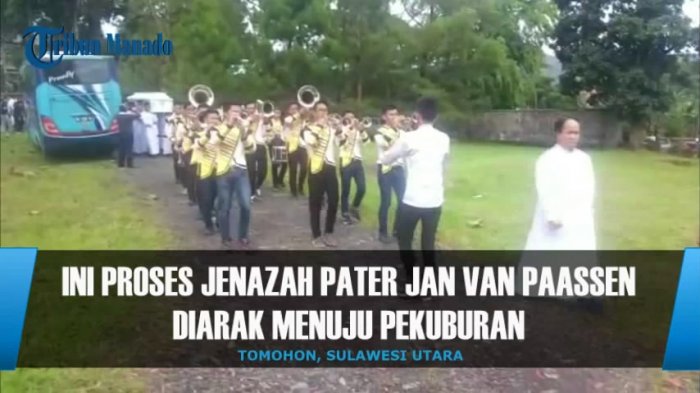 (VIDEO) Ini Proses Jenazah Pater Jan Van Paassen Diarak Menuju ...