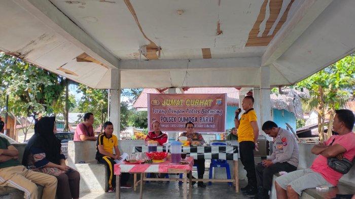 Jumat Curhat Kapolsek Dumoga Barat Bolmong Sulawesi Utara Serap