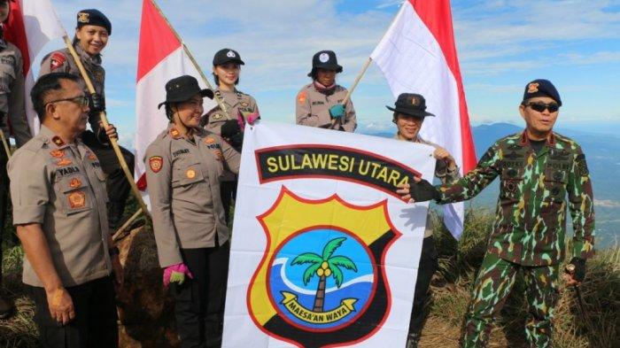 Di Gunung Tertinggi Sulut, Kapolda Sulut Soft Launching Logo Maesa’an ...