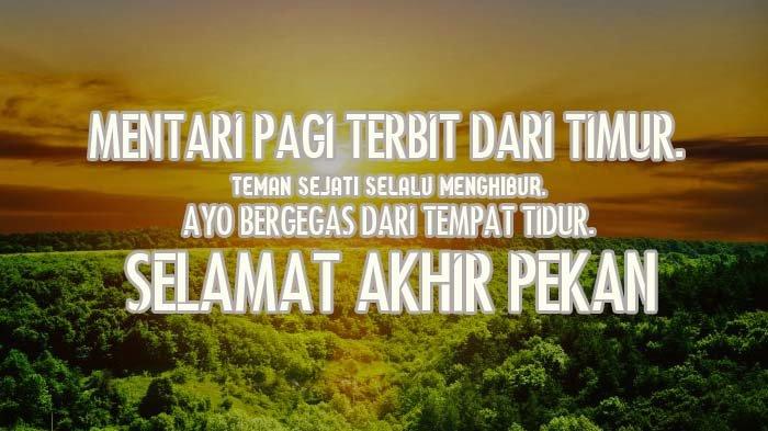 Kumpulan Kata-kata Mutiara Hari Sabtu, Cocok Dibagikan ke Media Sosial ...
