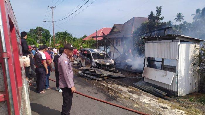 Rumah Warga dan Satu Mobil Terbakar di Kaima Minut, Polsek Kauditan Lakukan Penyelidikan ...