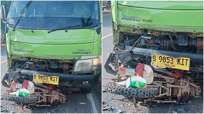 Kecelakaan Maut, Seorang Pemotor Tewas, Korban Tabrakan dengan Truk di Tikungan - Tribunmanado.co.id