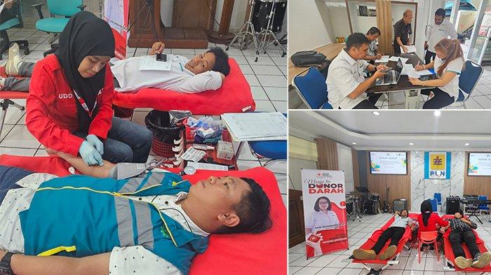 PLN UP3 Manado Gelar Donor Darah, Sambut Hari Listrik Nasional Ke-79 ...