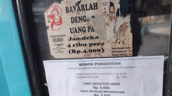 Tarif Angkot di Manado Dikabarkan Naik Jadi Rp 5 Ribu, Vikram: Baca ...