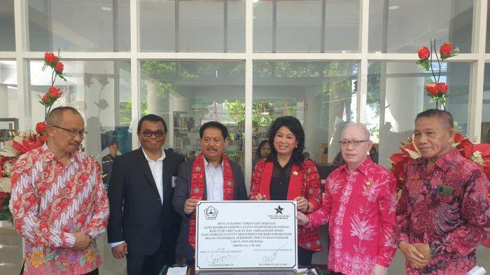 Kepala Perpusnas RI Muhammad Syarif Bando Resmikan Gedung Perpusatakaan ...