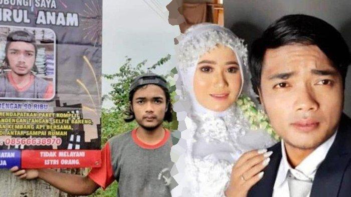 Ingat Khoirul Anam? Pria yang Tawarkan Jasa Temani Malam Tahun Baru, Kini Pamer Foto Pernikahan ...