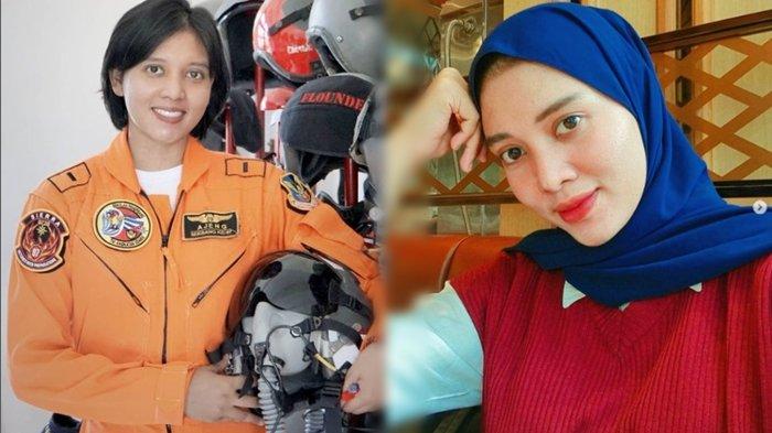 Ingat Letda Ajeng, Pilot Wanita Pertama Pesawat Tempur TNI AU? Kini Tampil Berhijab Setelah ...